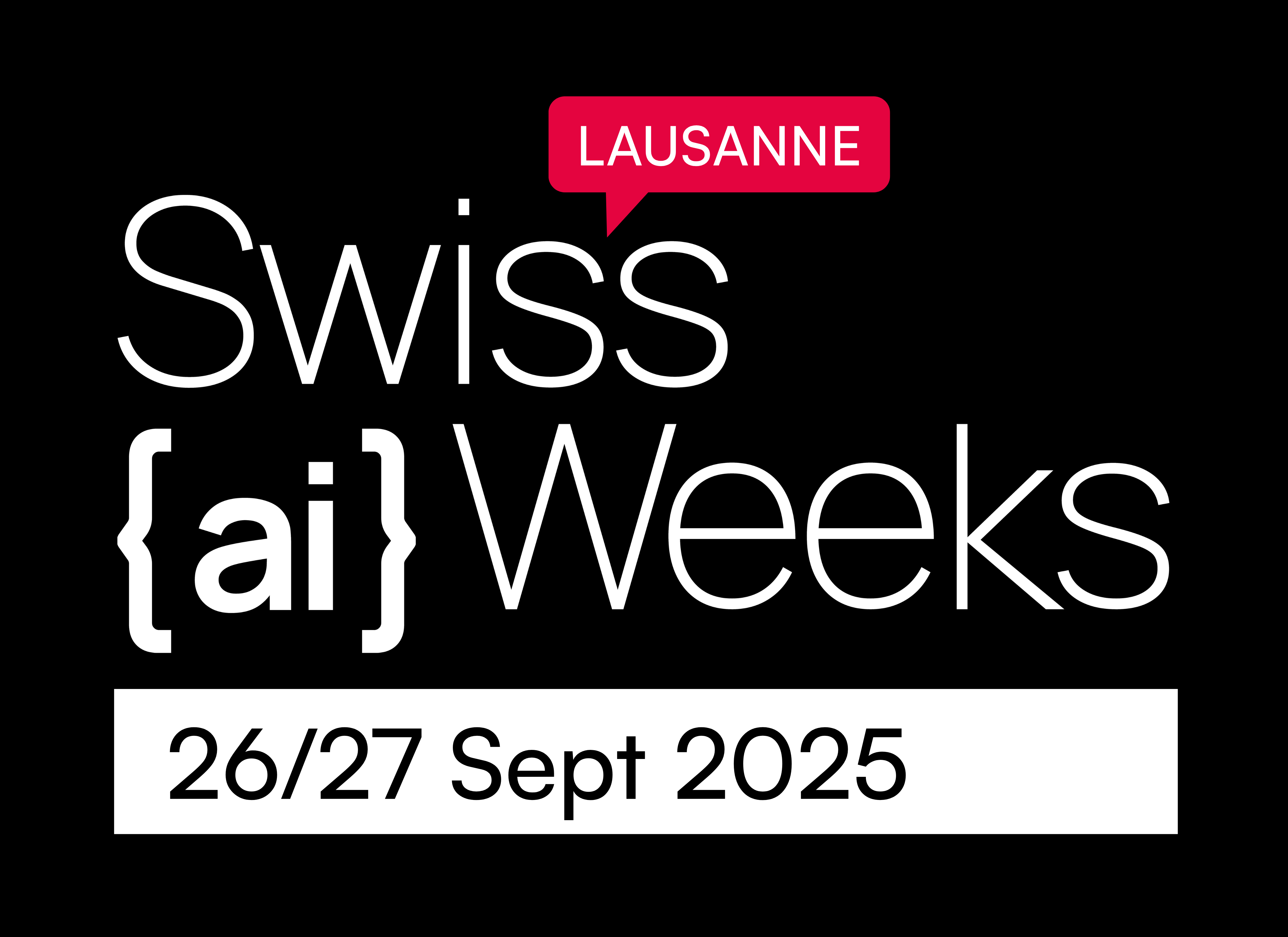 Swiss {ai} Weeks